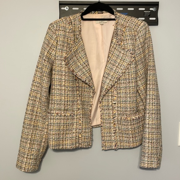LOFT | Jackets & Coats | The Loft Multicolored Tweed Blazer | Poshmark